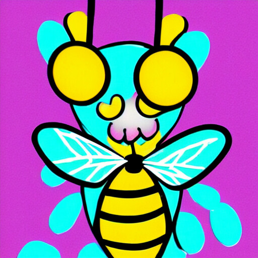 ArtStation - Bee pop art.