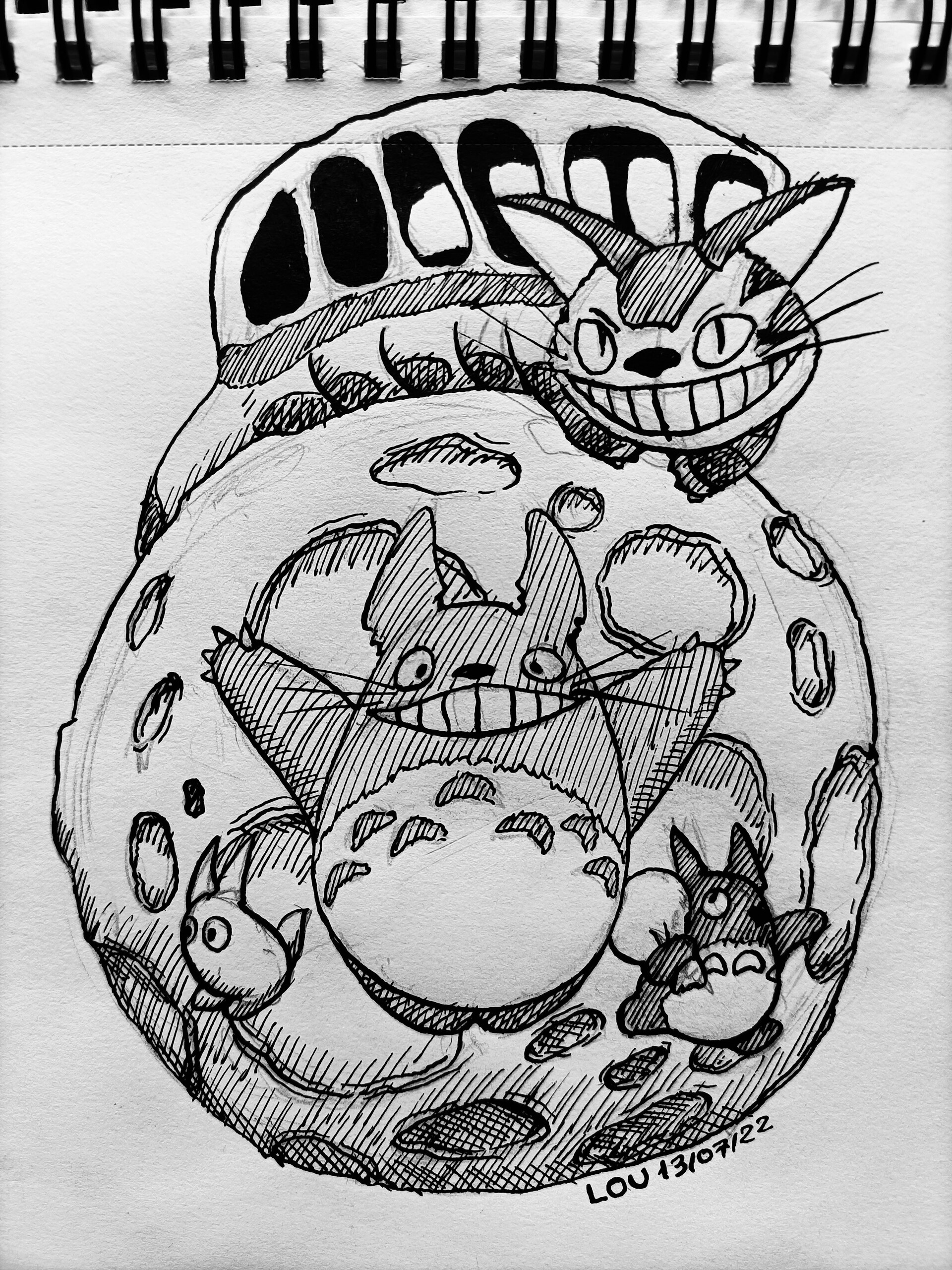 my neighbour totoro drawing