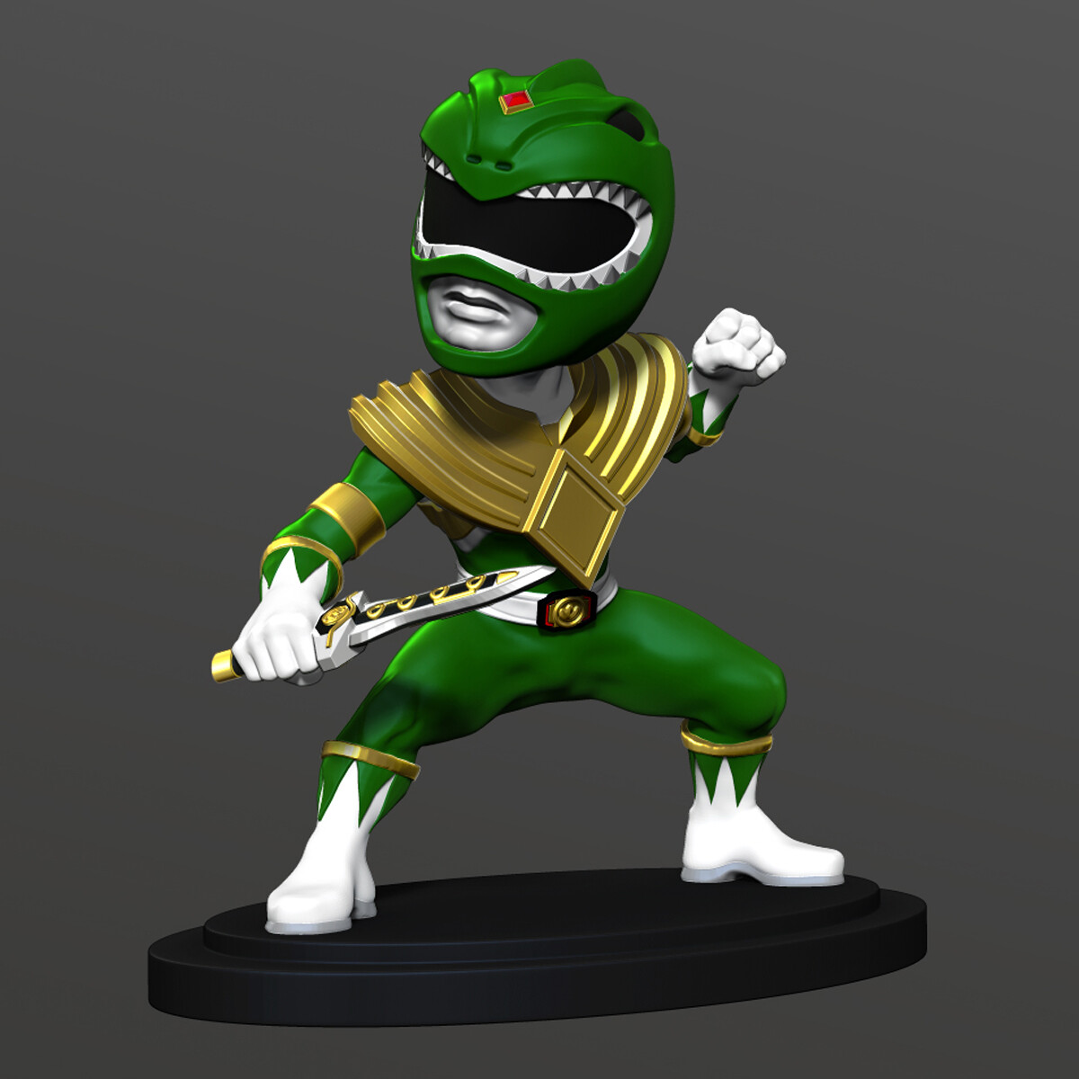 ArtStation - Power Ranger - Green Ranger
