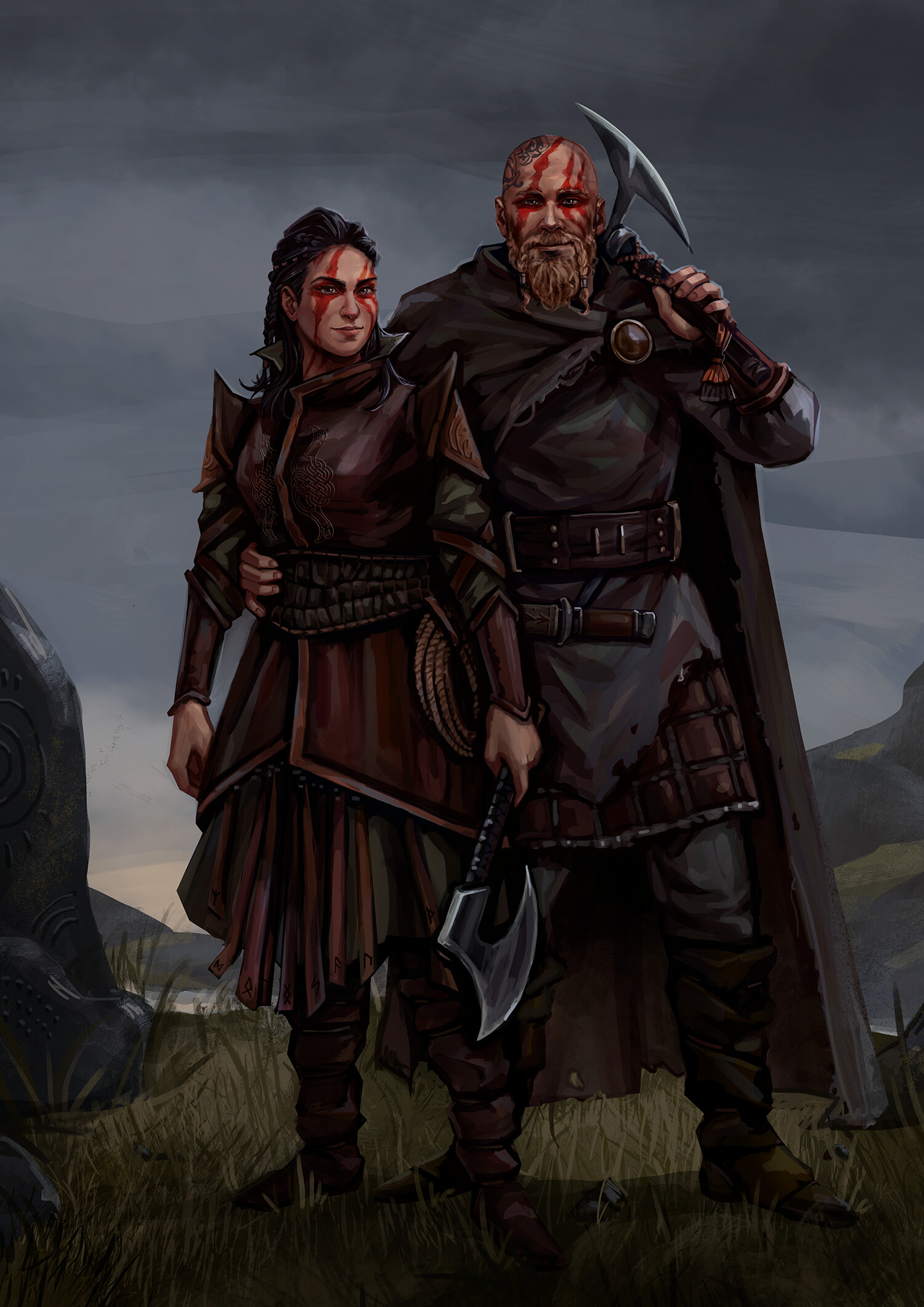 ArtStation - Warrior Couple