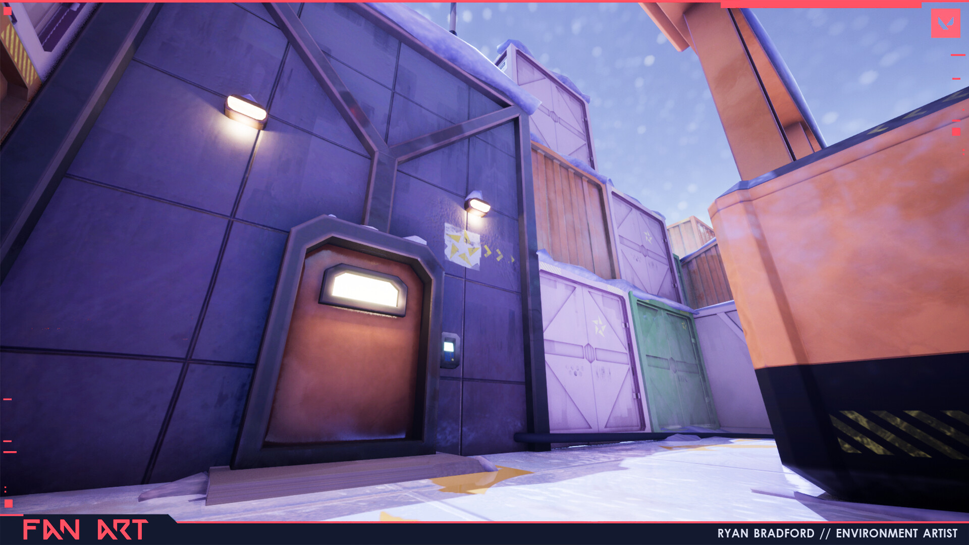 Ryan Bradford - Valorant Icebox Warmup Map | 1 vs 1 Map