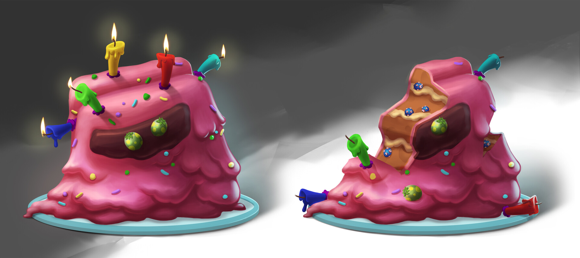 Elena Shevtsova - Zoom Boom Doom concept art | part 3