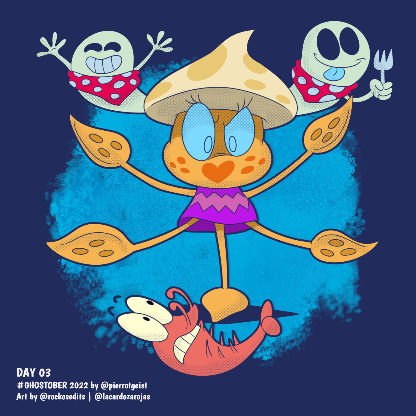 Luis Ángel Cardoza Rojas - Ghostober (Day 01 to 05)