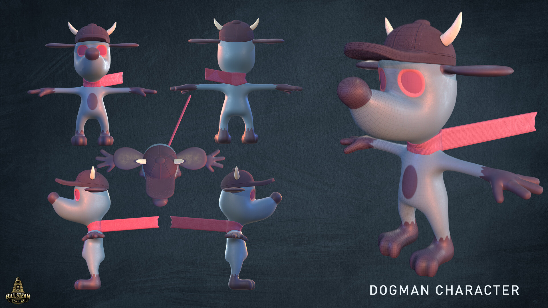 ArtStation - Dogman Vtuber Avatar