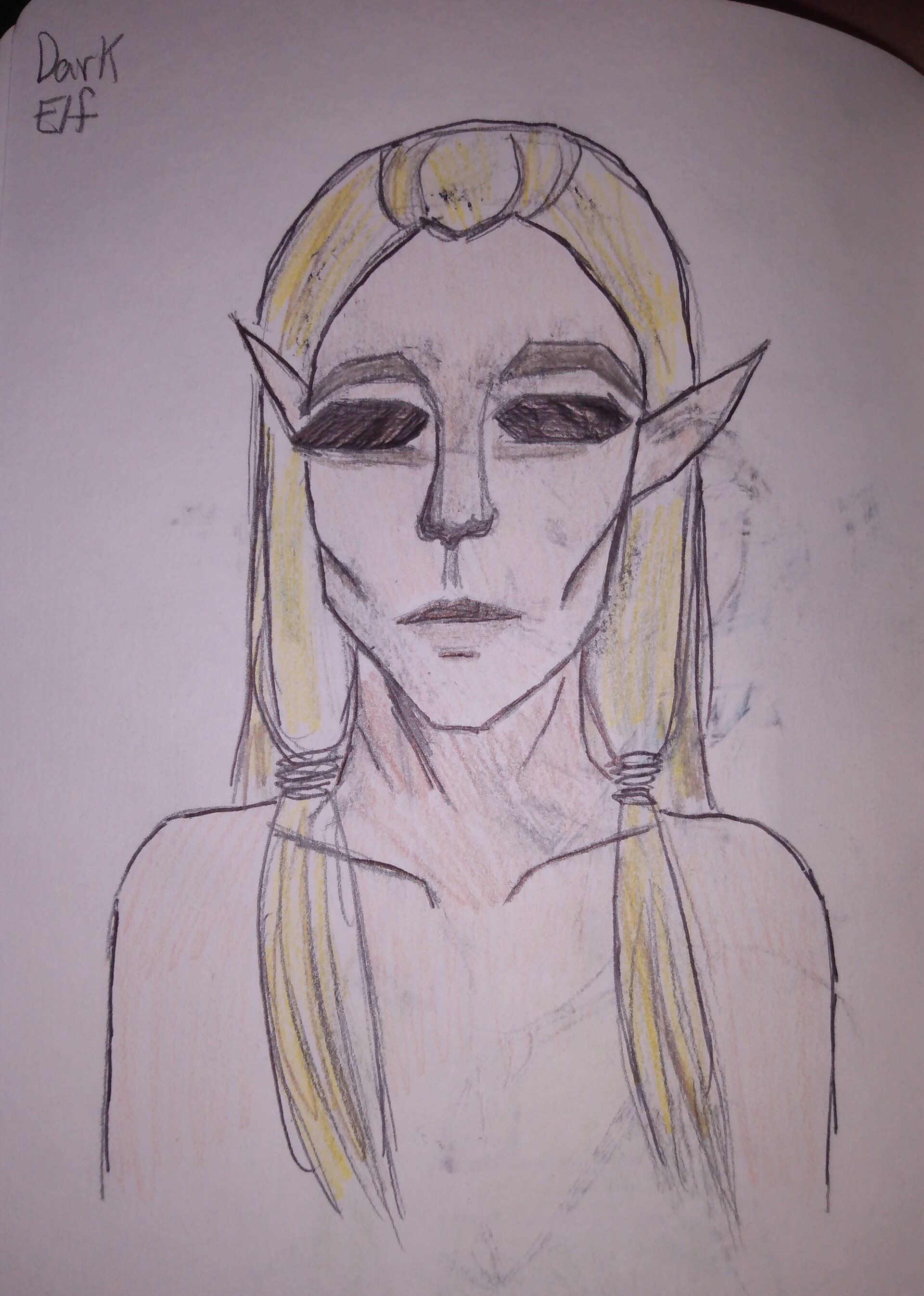 ArtStation - Dark Arch mage Elf