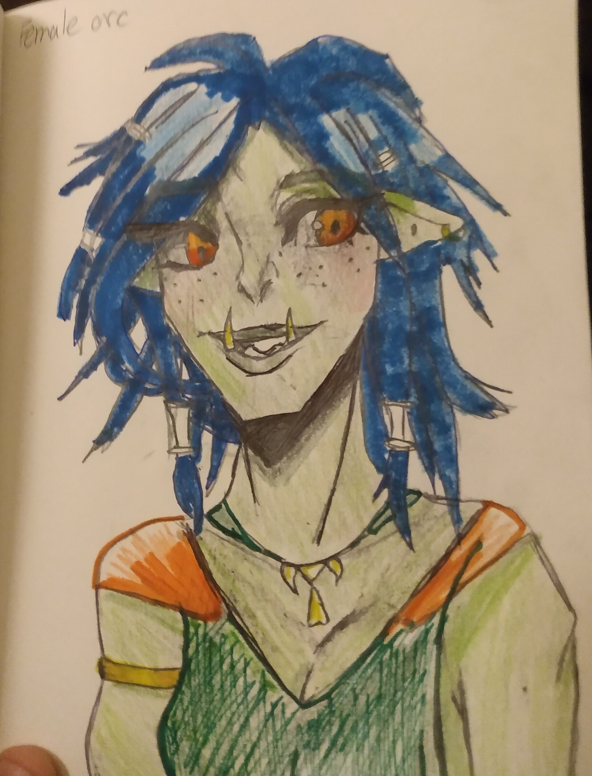 ArtStation - In Love with Cute Female Orc