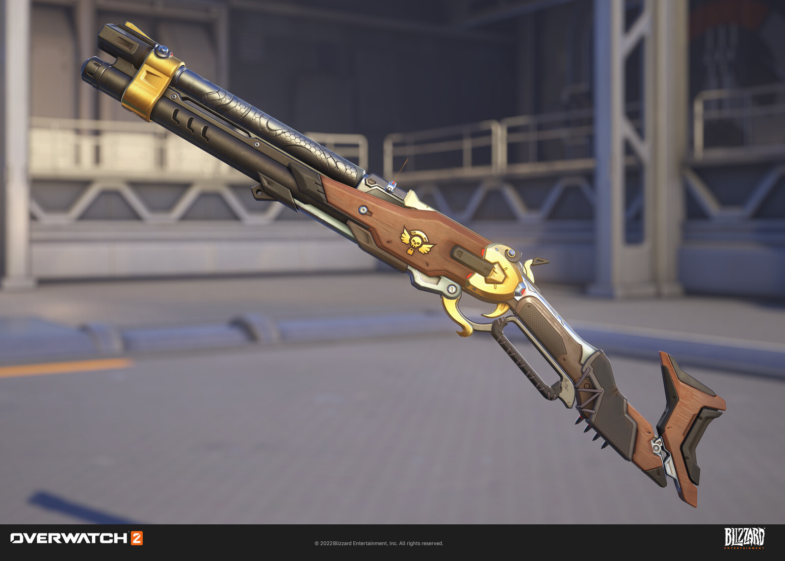 Loren Broach - Ashe base weapon for Overwatch 2