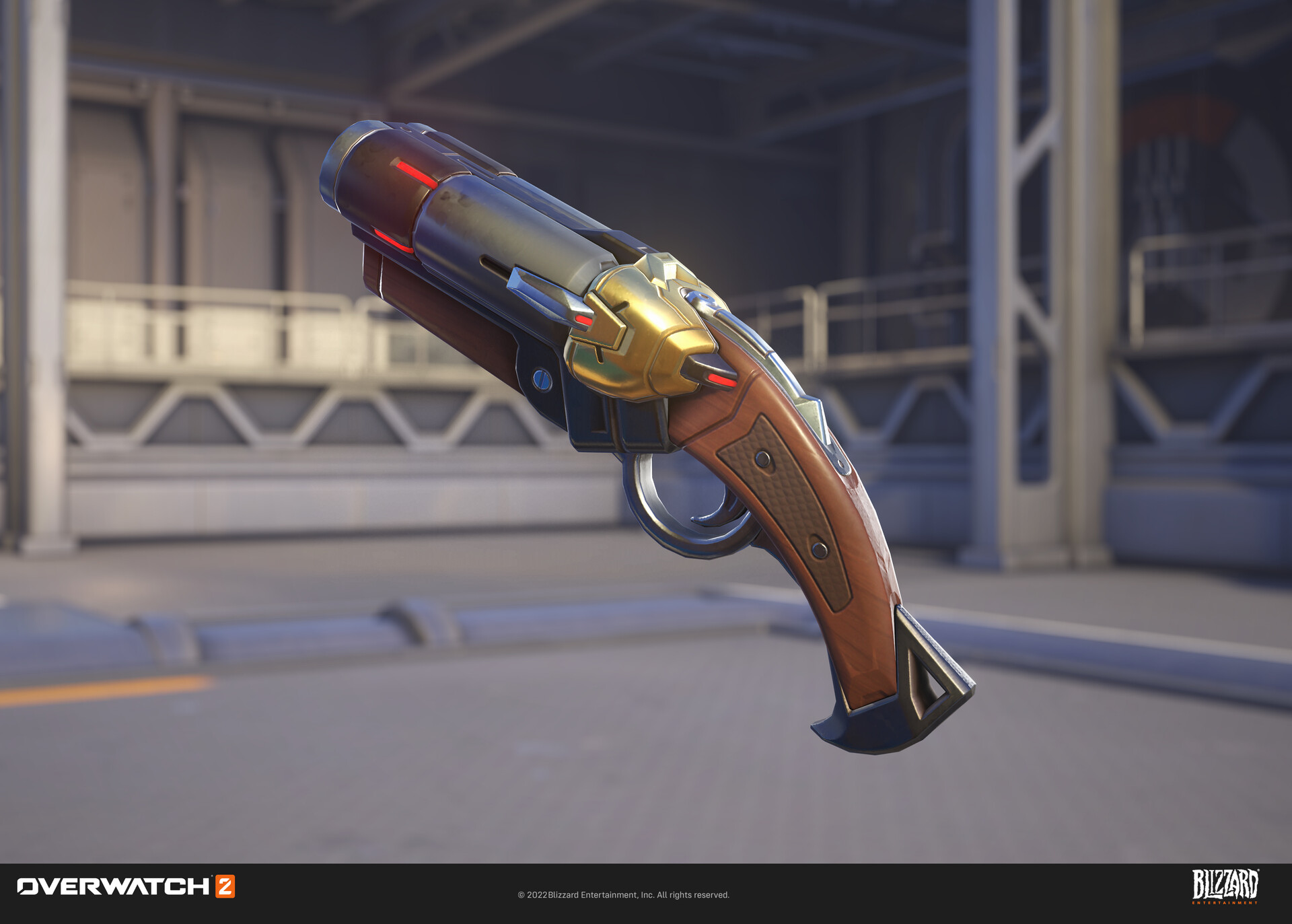 Loren Broach - Ashe base weapon for Overwatch 2