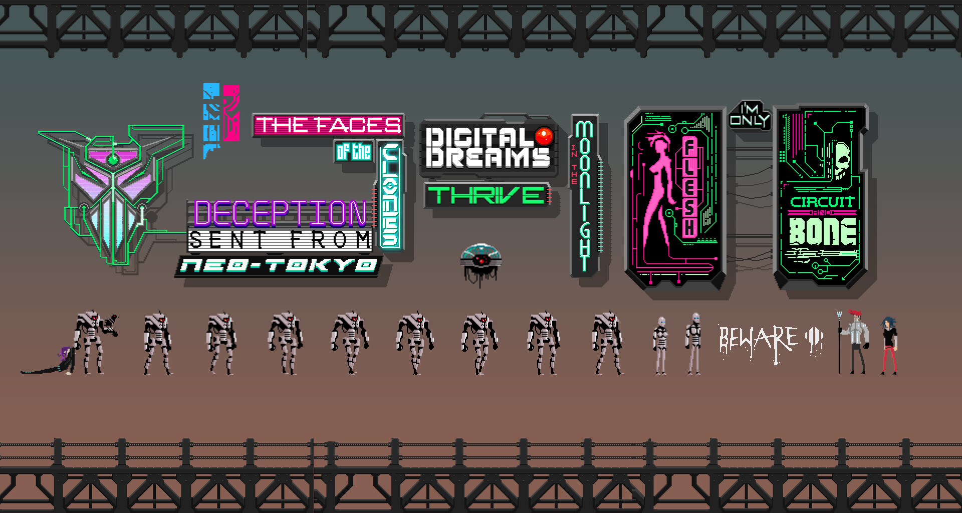 Matthew Akin - Scandroid - Empty Streets (Pixel Art)