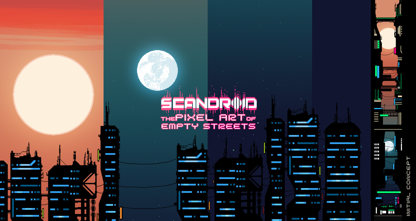 Matthew Akin - Scandroid - Empty Streets (Pixel Art)