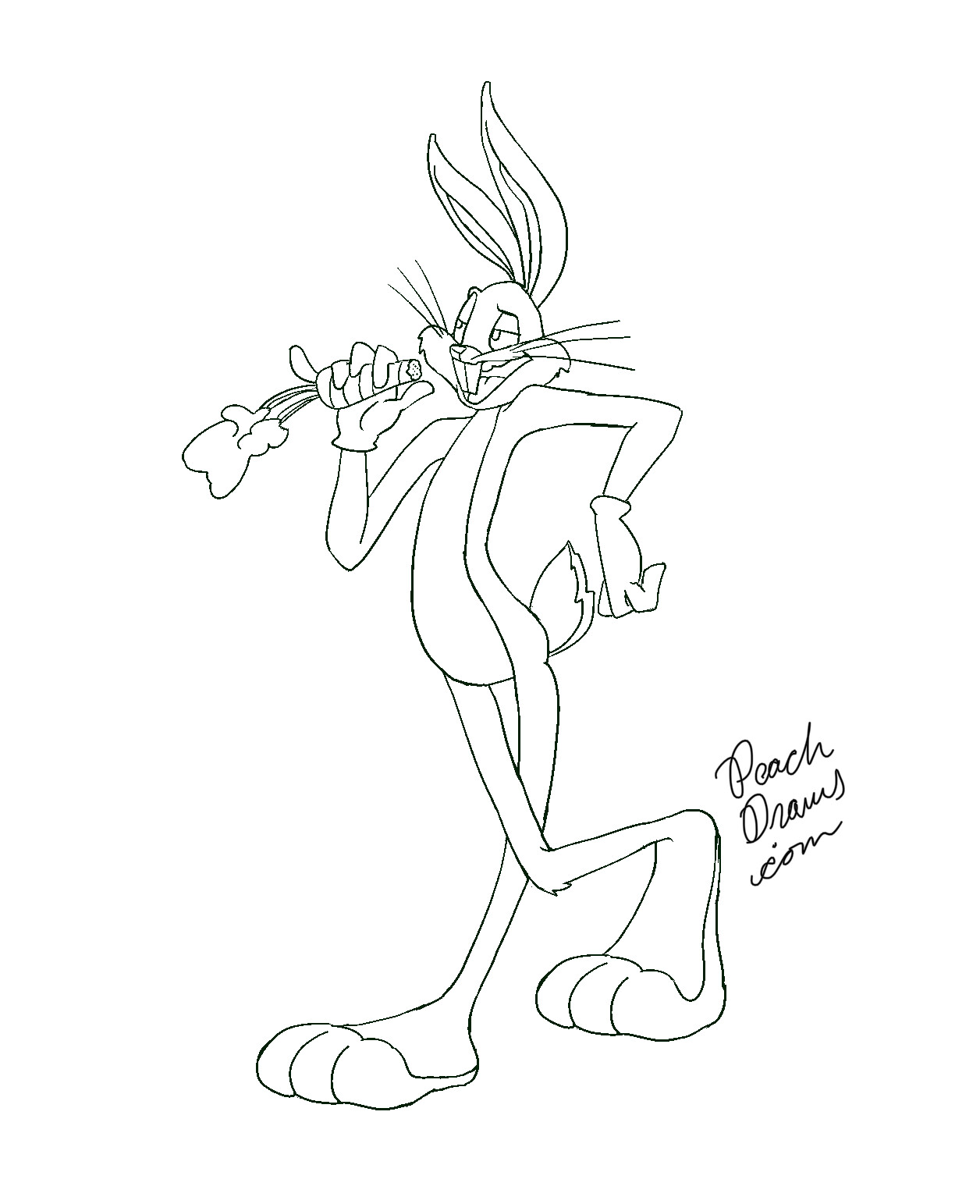 Peach - Mobile game concept art: Bugs Bunny — Looney Tunes