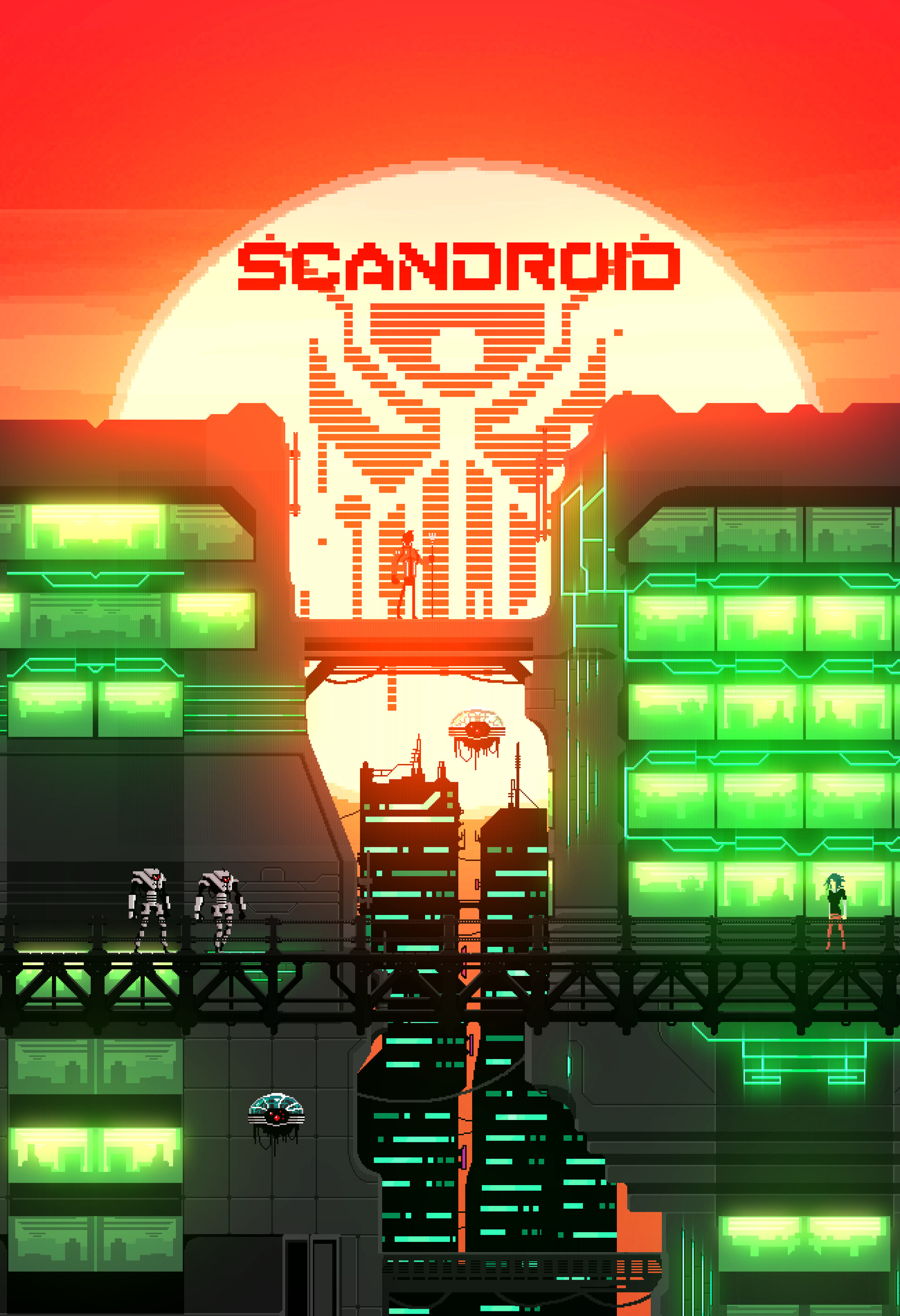 Matthew Akin - Scandroid - Empty Streets (Pixel Art)