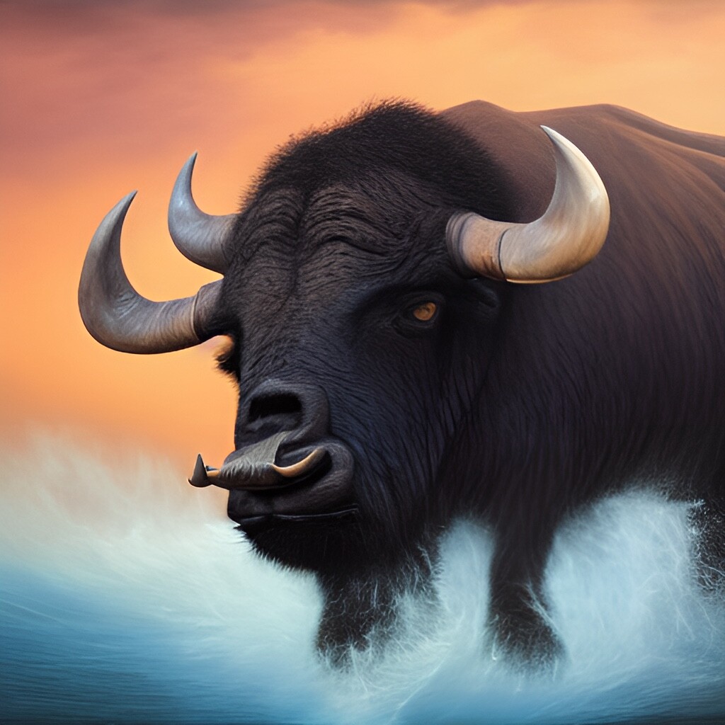 ArtStation - African water buffalo