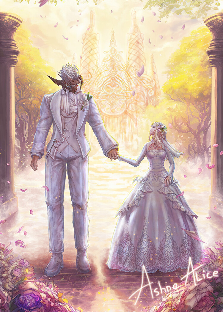 ArtStation - FFXIV Eternal Bonding (commision)