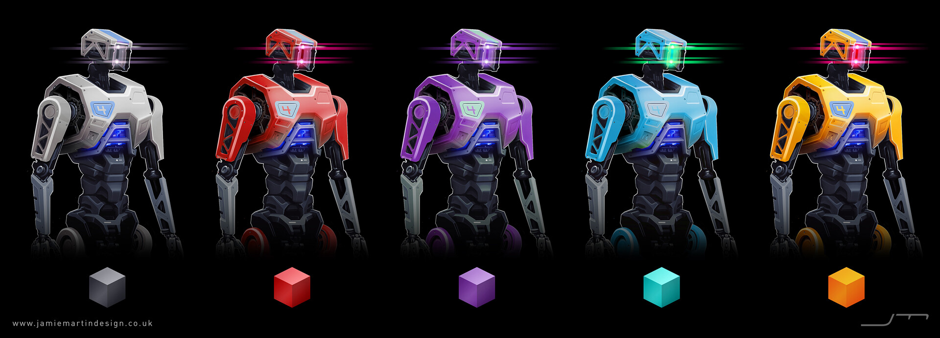 Jamie Martin - GDK Robot - concept art