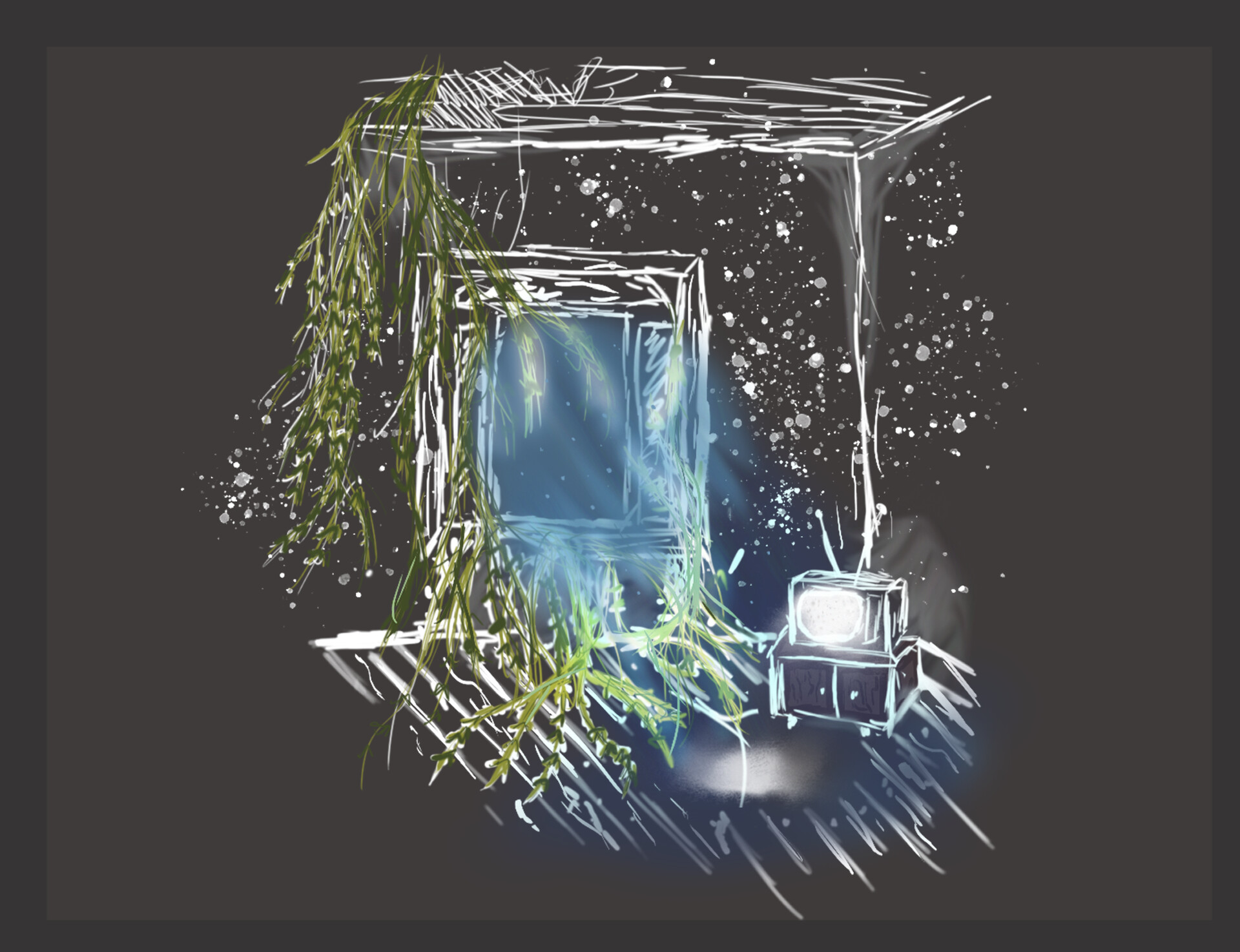 ArtStation - Horror game rough concepts