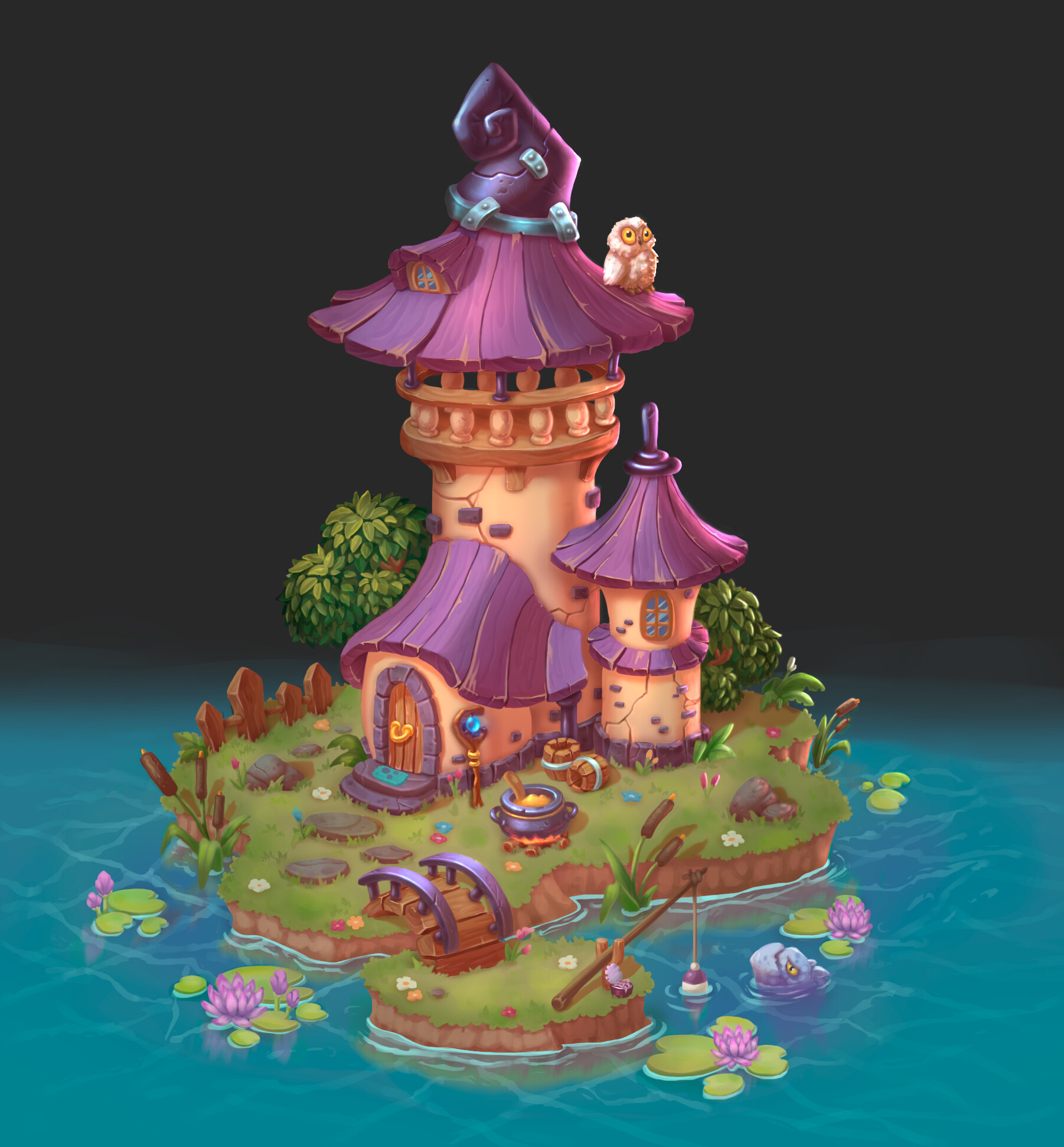 ArtStation - Wizard's house