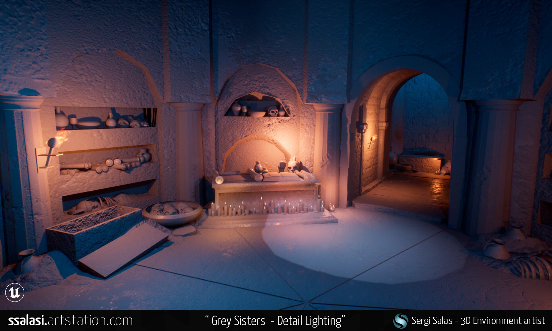 Sergi Salas - Crypt - Environment - Unreal Engine 5
