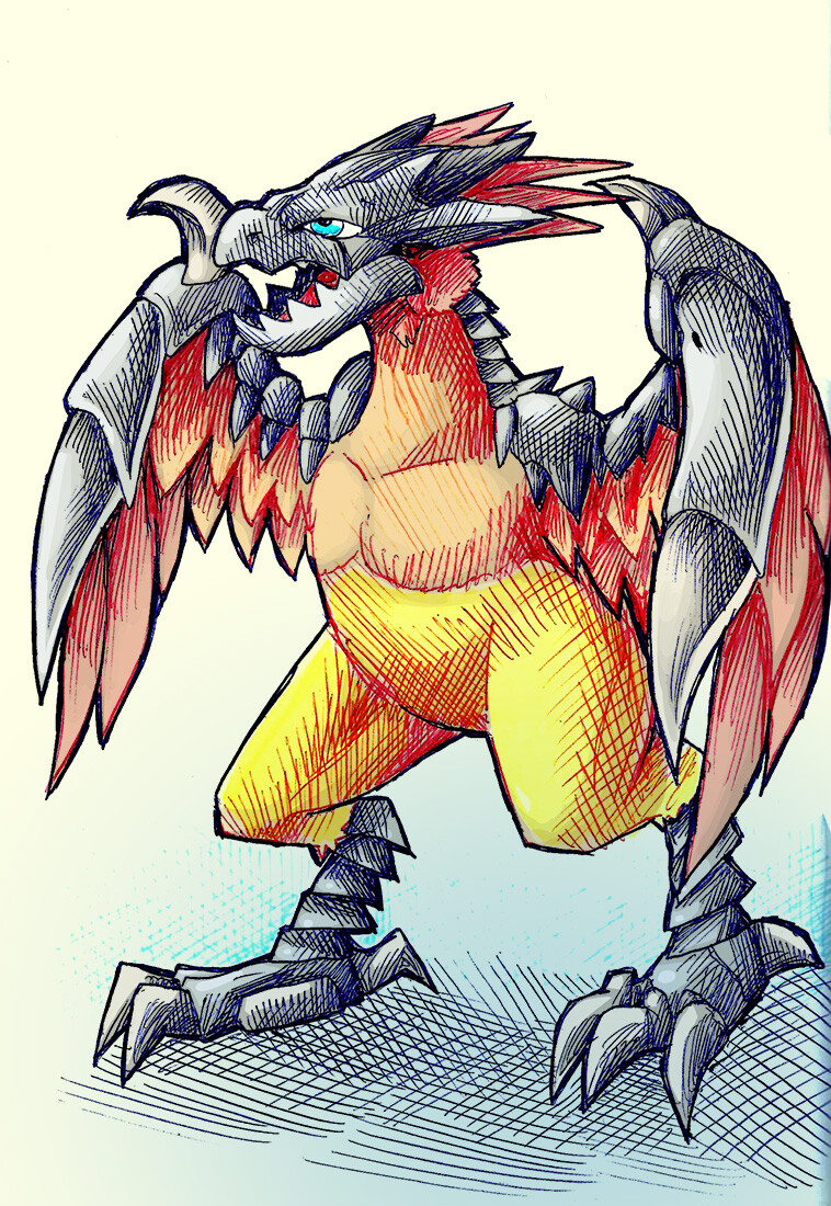 Susanne van Schaik - Digimontober drawings