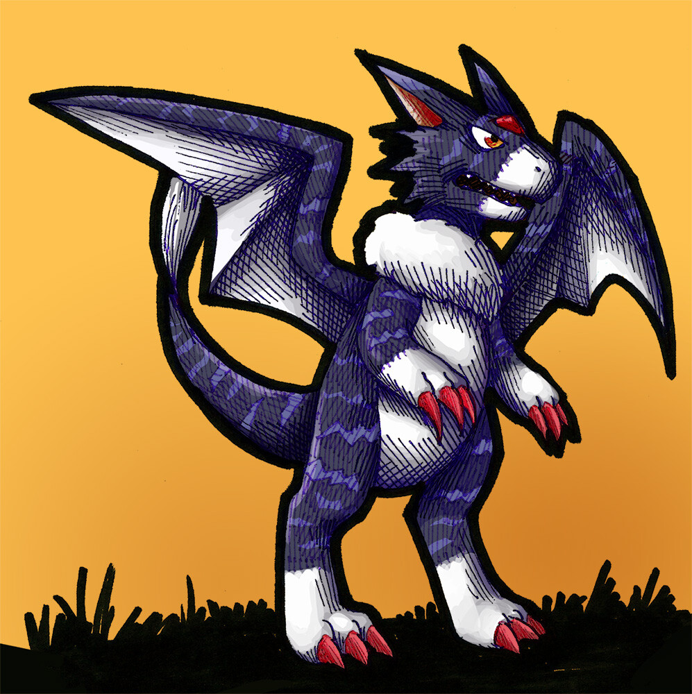 Susanne van Schaik - Digimontober drawings