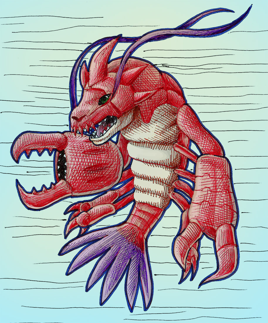 Susanne van Schaik - Digimontober drawings