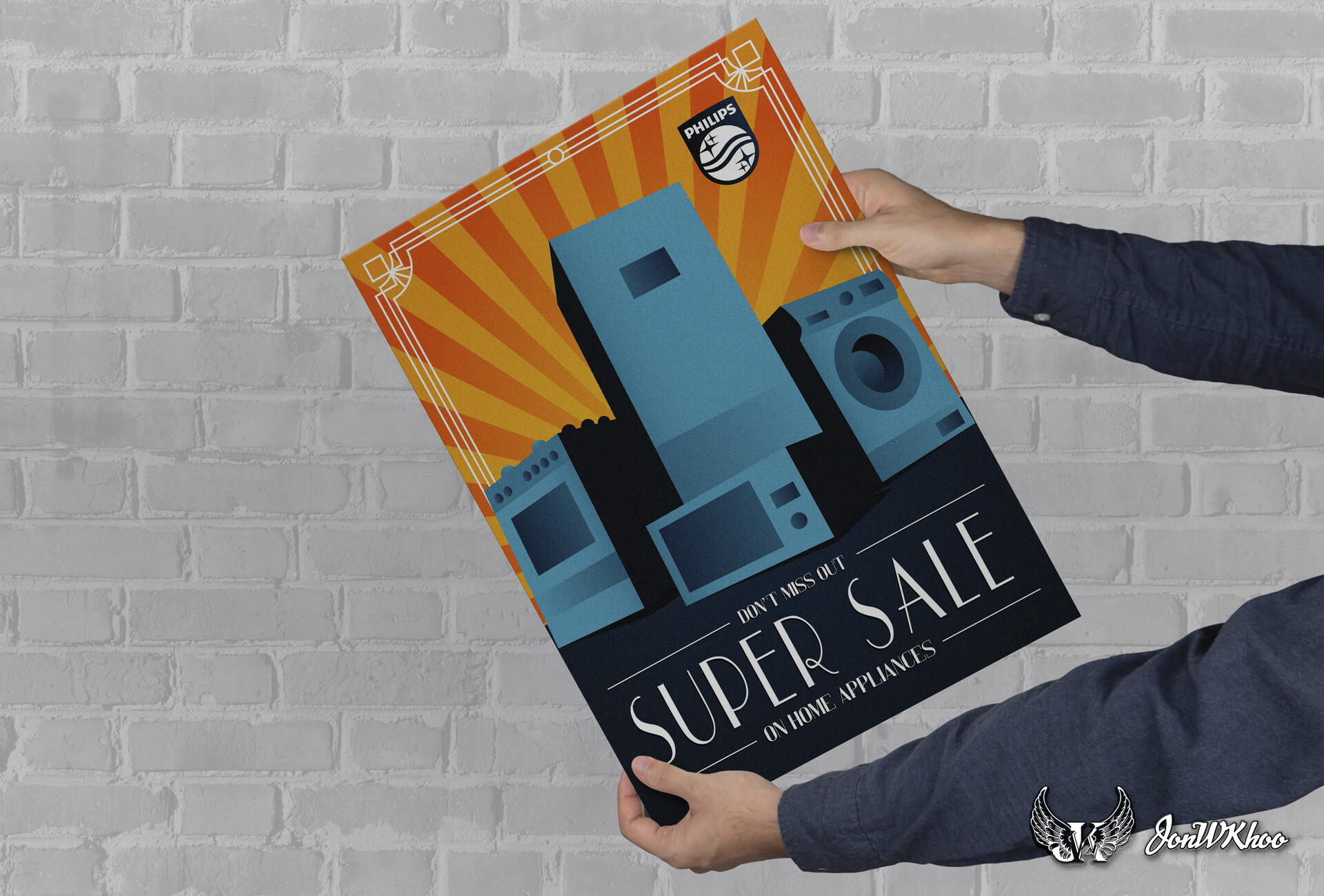 JonWKhoo - Philips Electronic Art Deco 2022 | Poster Design