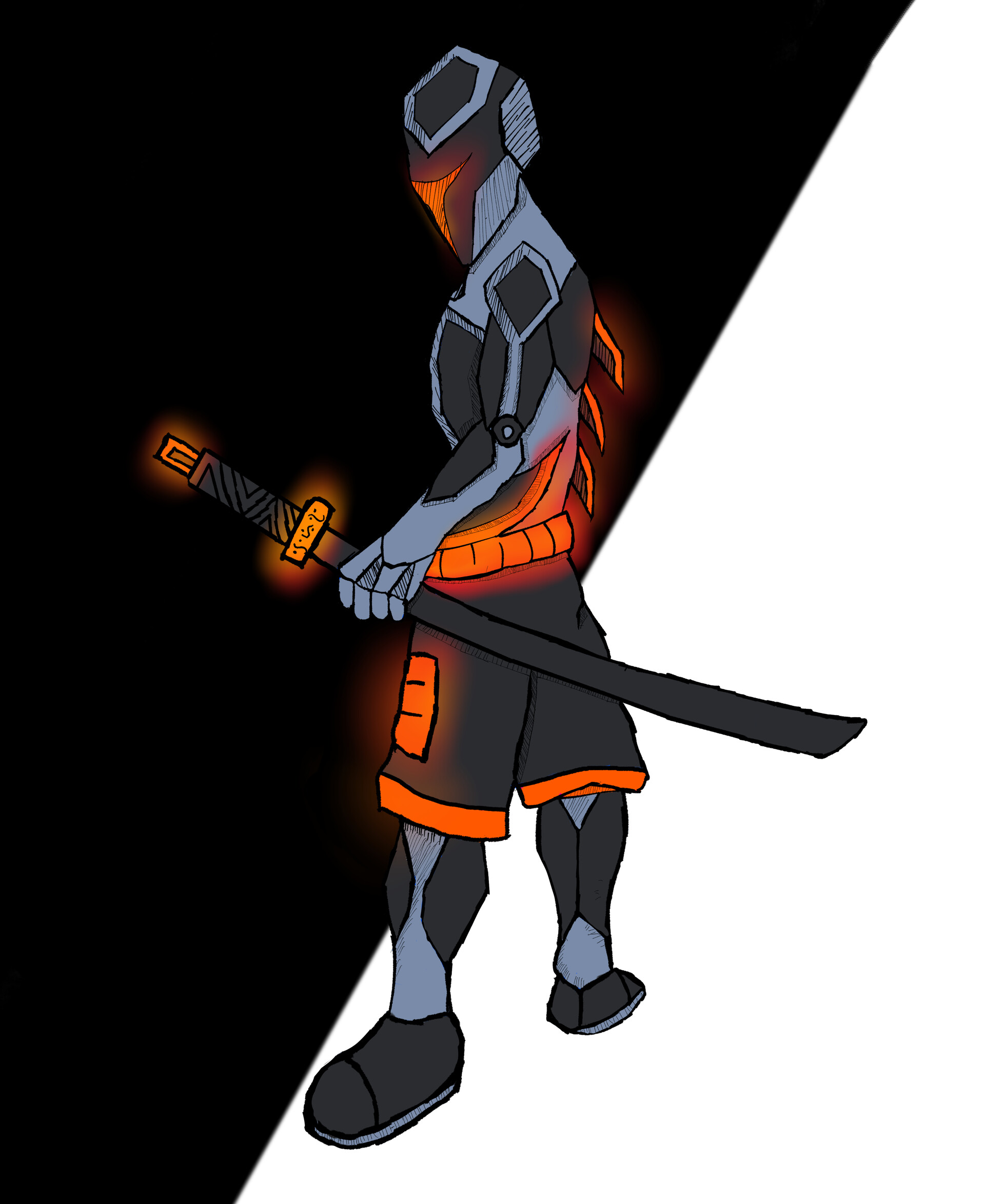 ArtStation - Robotic Neon Ninja