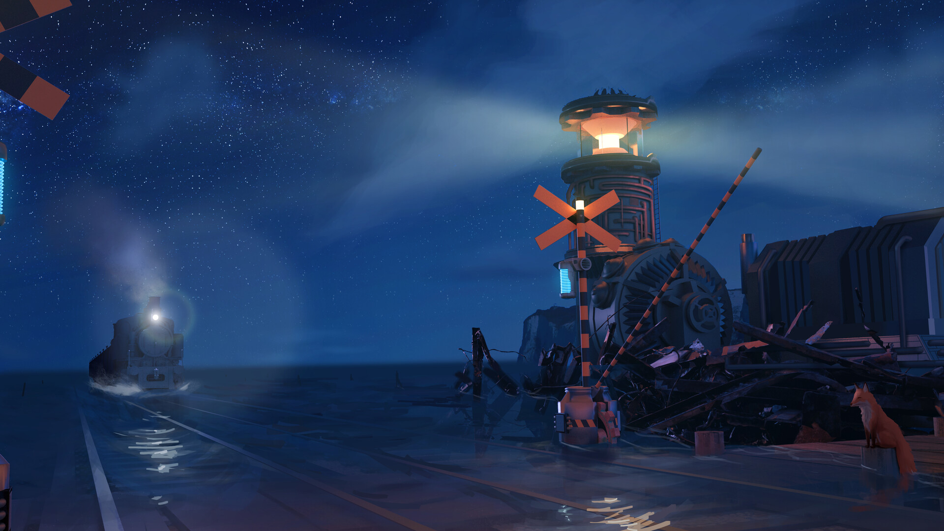 ArtStation - Steam punk lighthouse