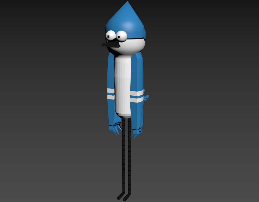ArtStation - Mordecai (regular show) 3d model