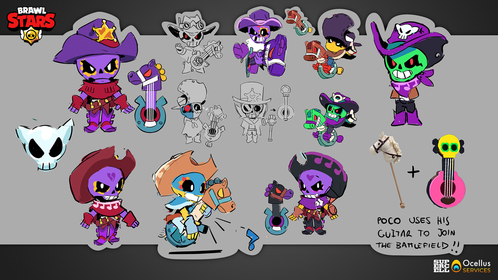 Ocellus - SERVICES - Brawl Stars - Desperado Poco Skin