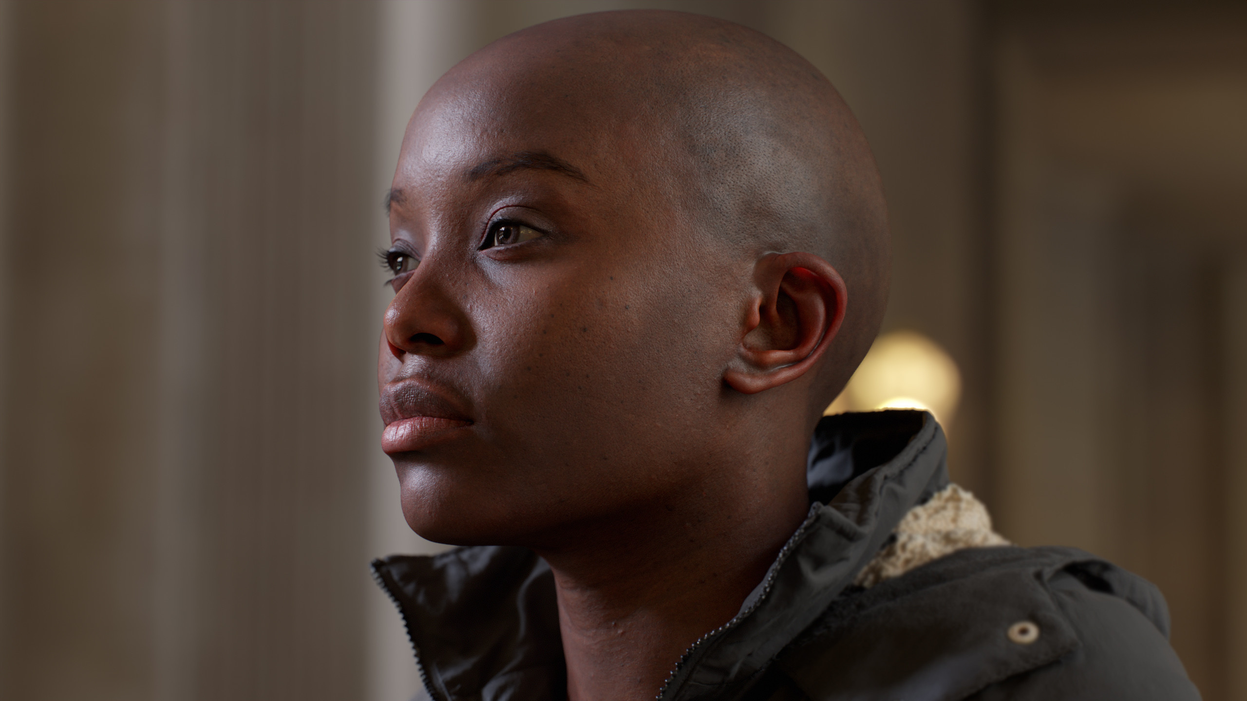 3D Scan Store - Woman in a coat.