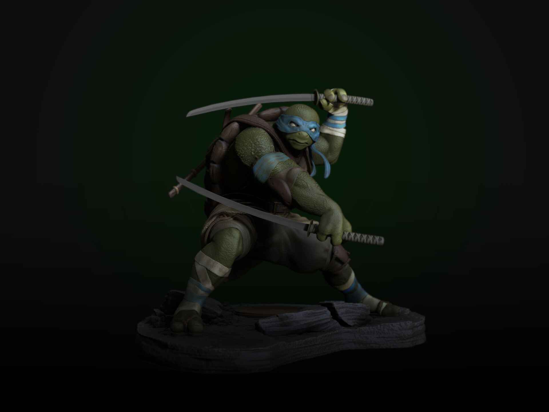 ArtStation - Zbrush Leonardo TMNT Fan Art