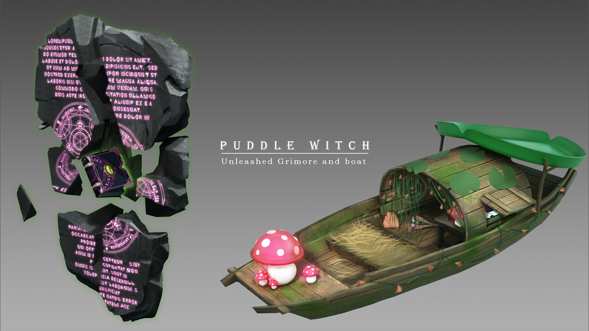 ArtStation - Puddle Witch Imogen Props