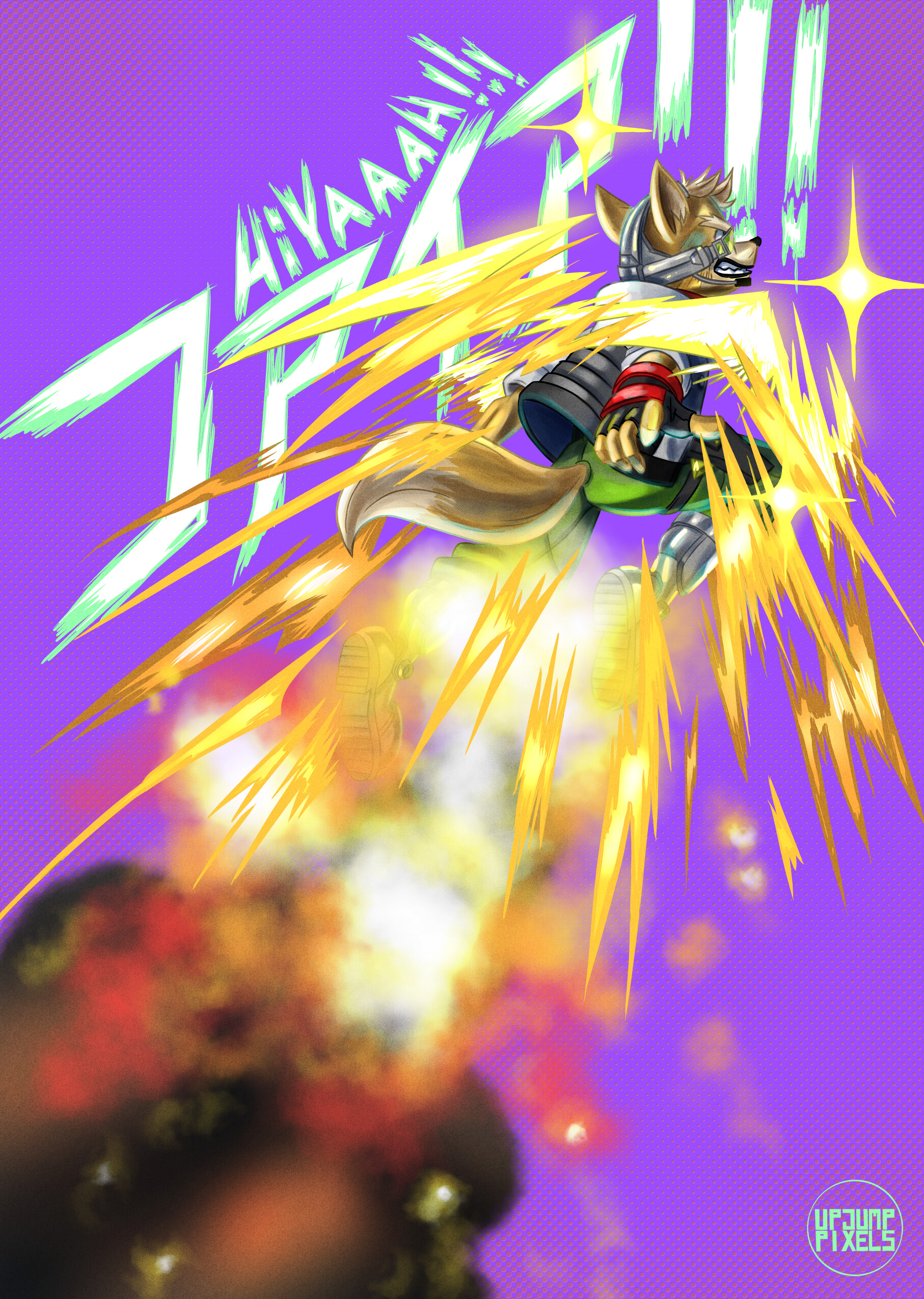 ArtStation - Star Fox HIYAAAH!!! - 2021