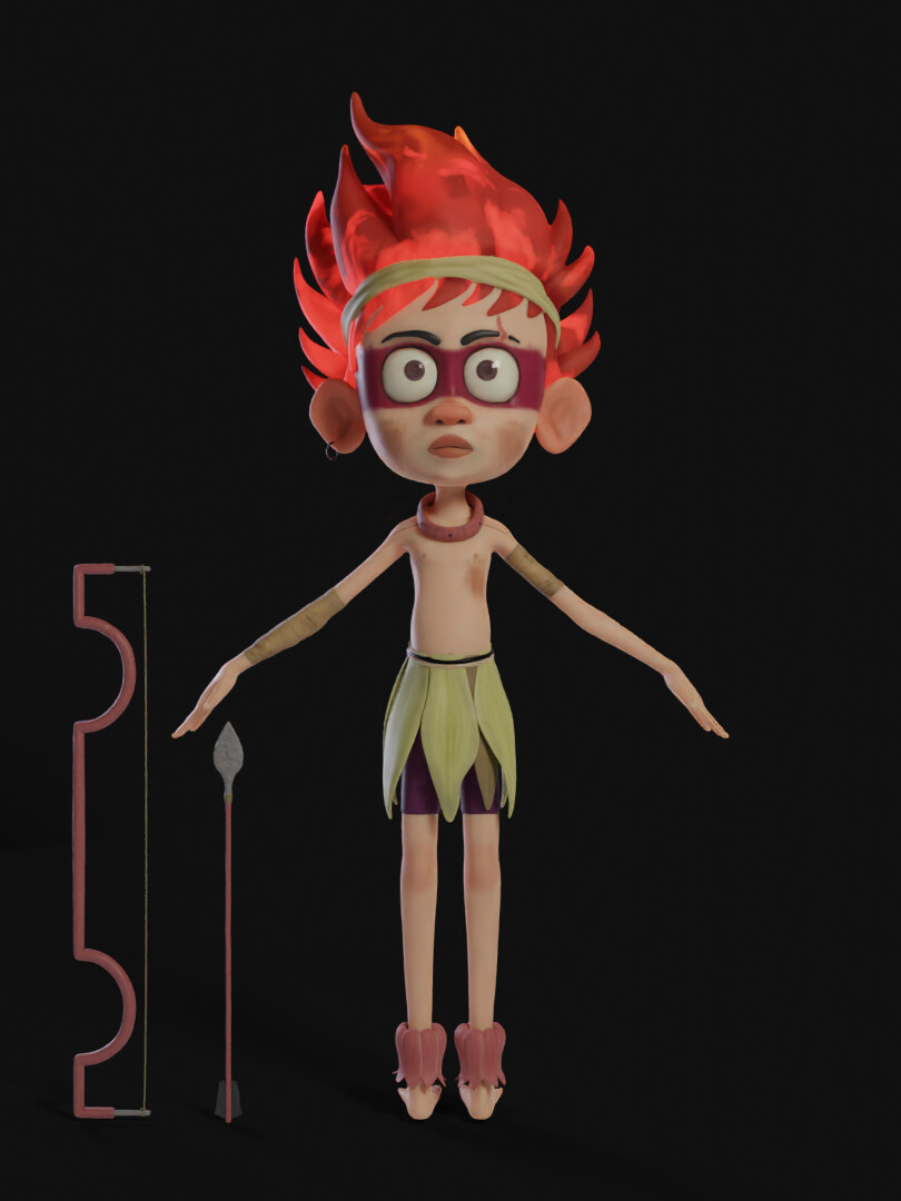 Pedro Valim - Curupira - 3D Character Model