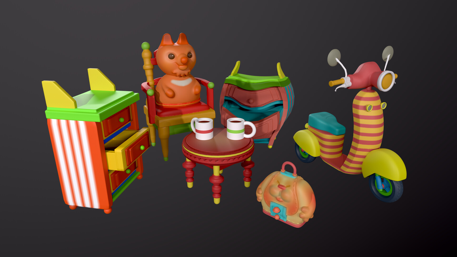 ArtStation - Practice piece by ZBrushCore super-introductory course for making small objects and ...