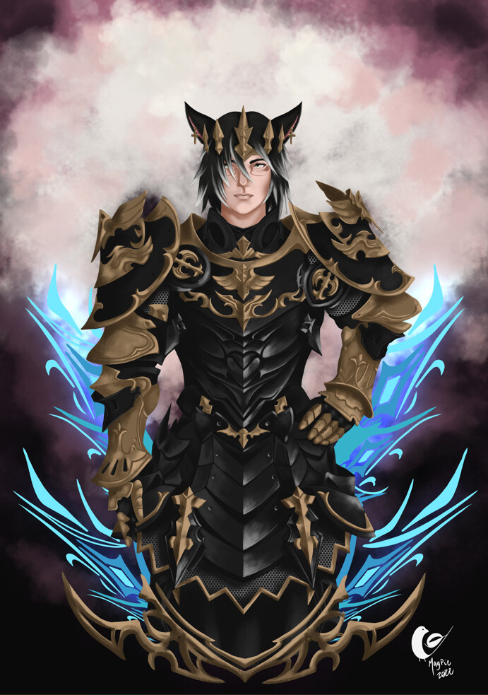 ArtStation - Warrior of the light "Bo"