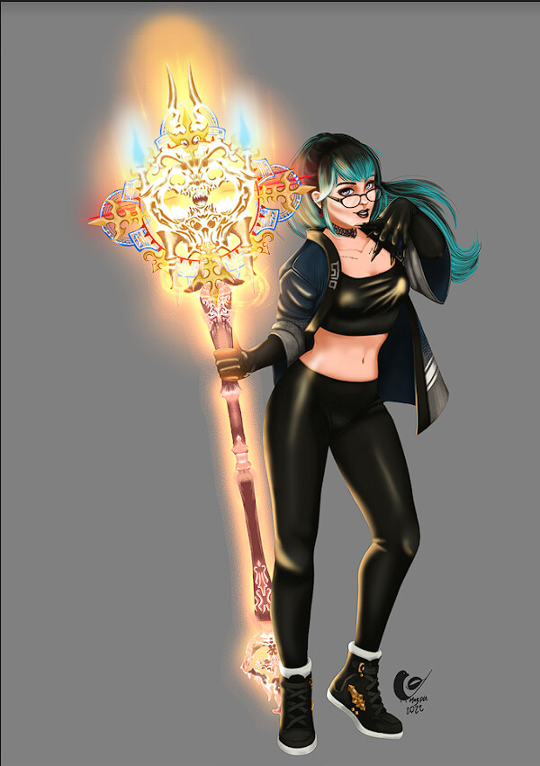 ArtStation - Warrior of the light "Luci"