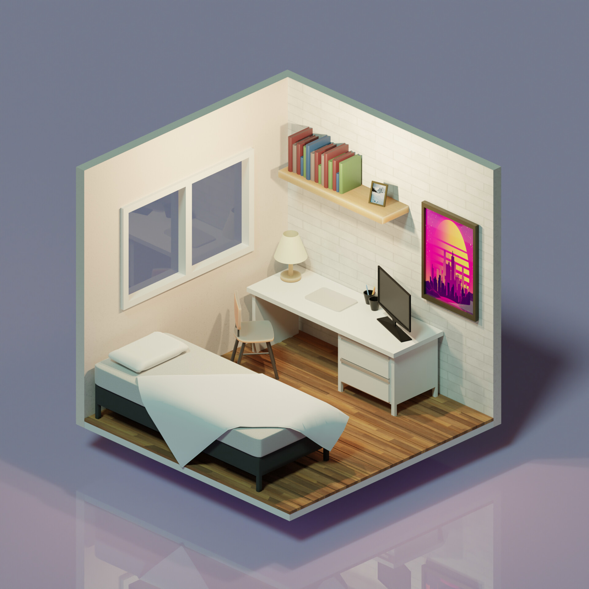 ArtStation - Cute room