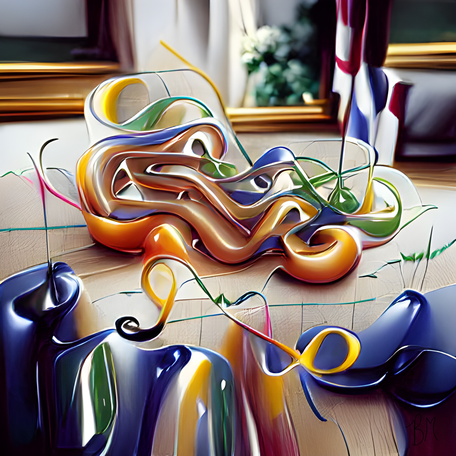 ArtStation - Painting of a Famous Squiggle