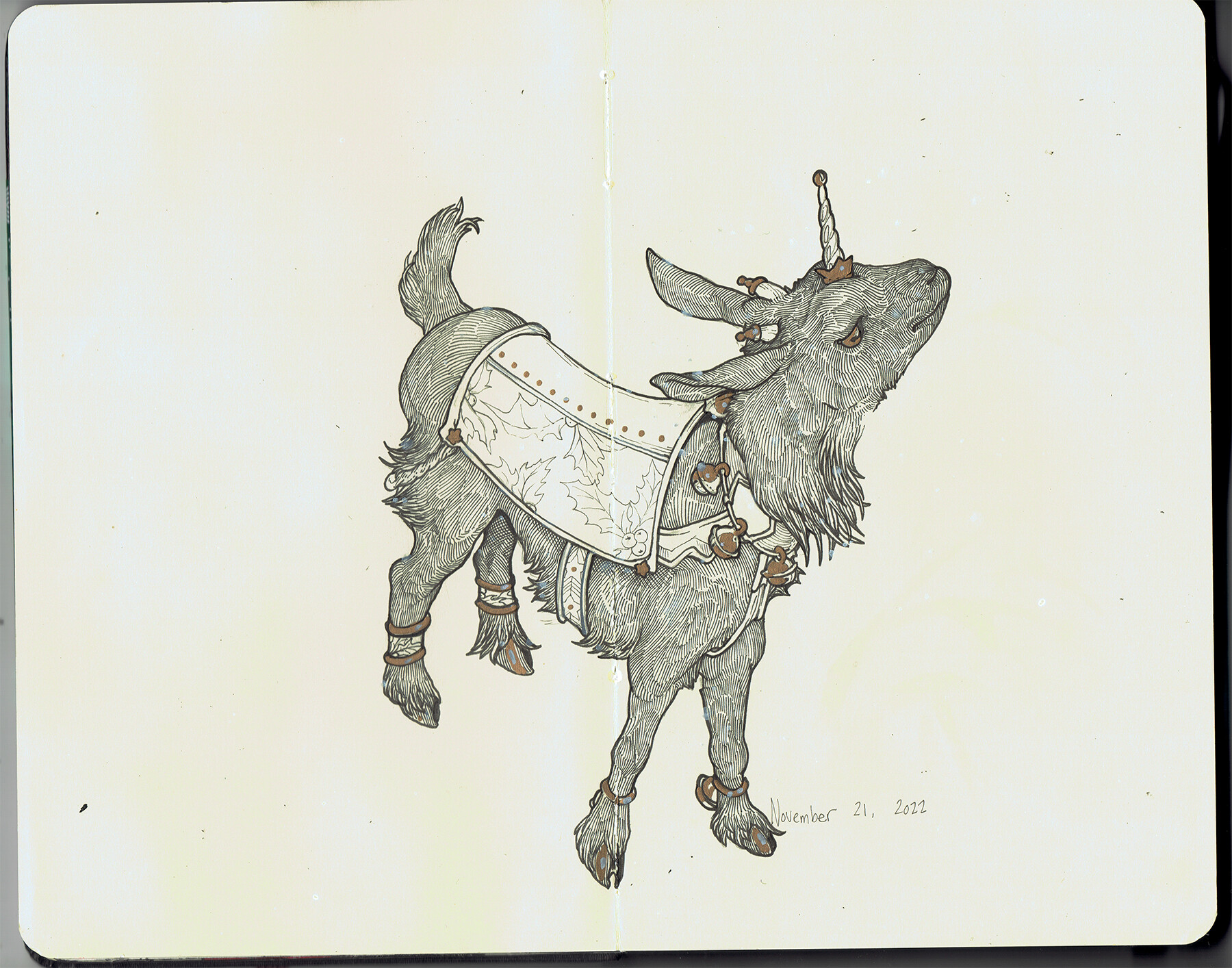 ArtStation - festive goat