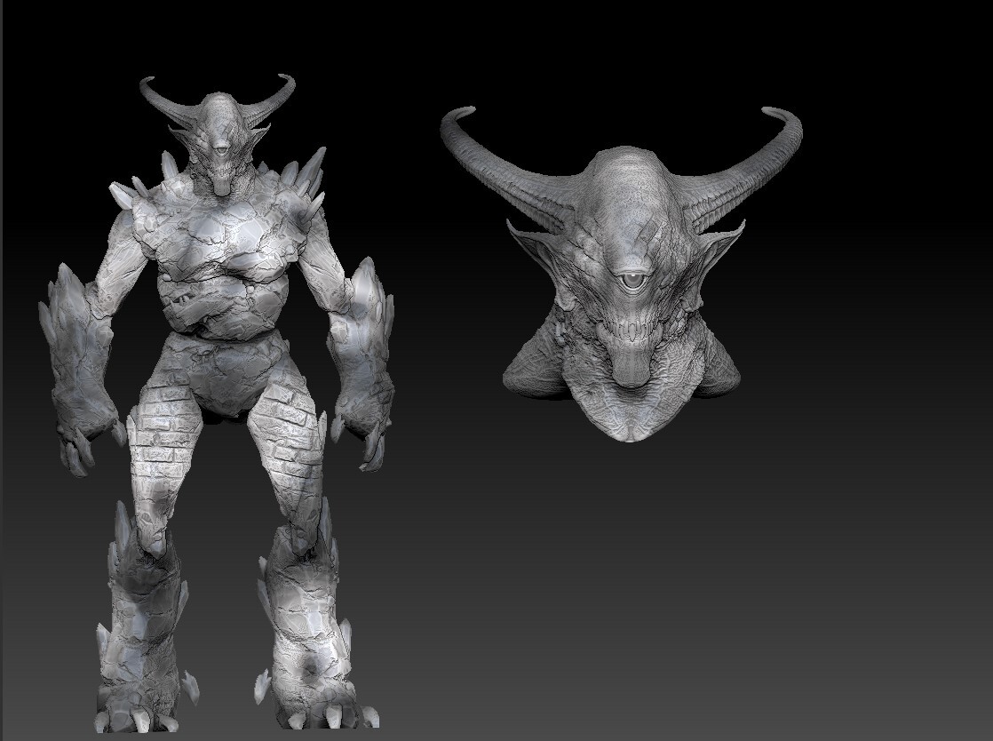 ArtStation - Rock Monster