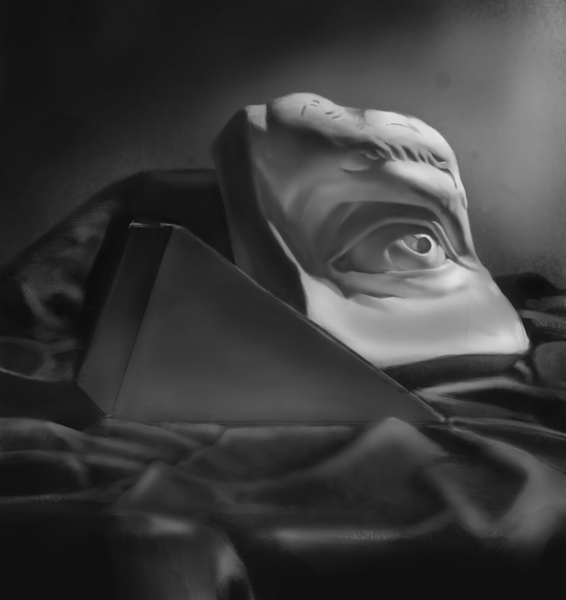 ArtStation - Eye statue study