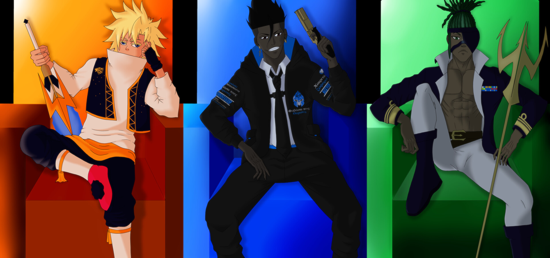 ArtStation - Three Kings (feat. Zeus, Hades, Poseidon)