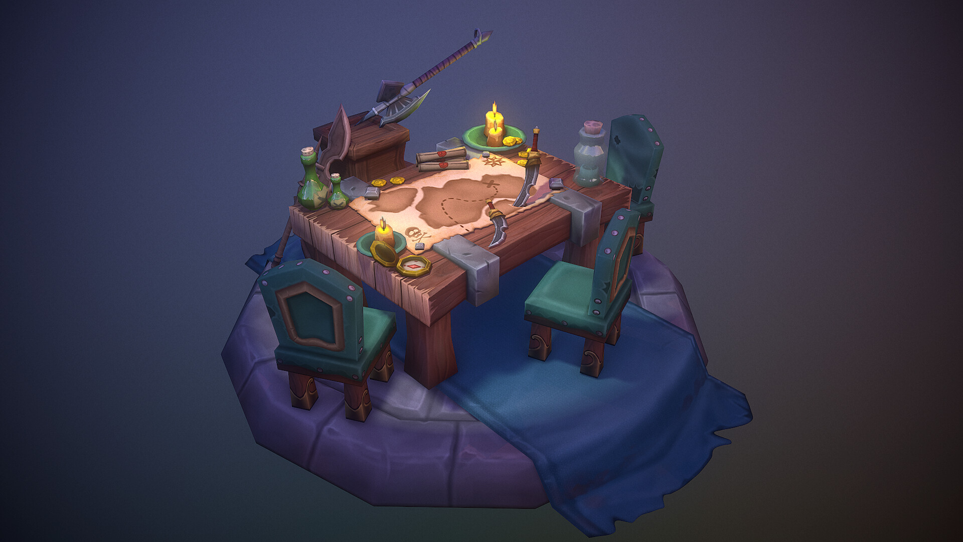 ArtStation - Table and props
