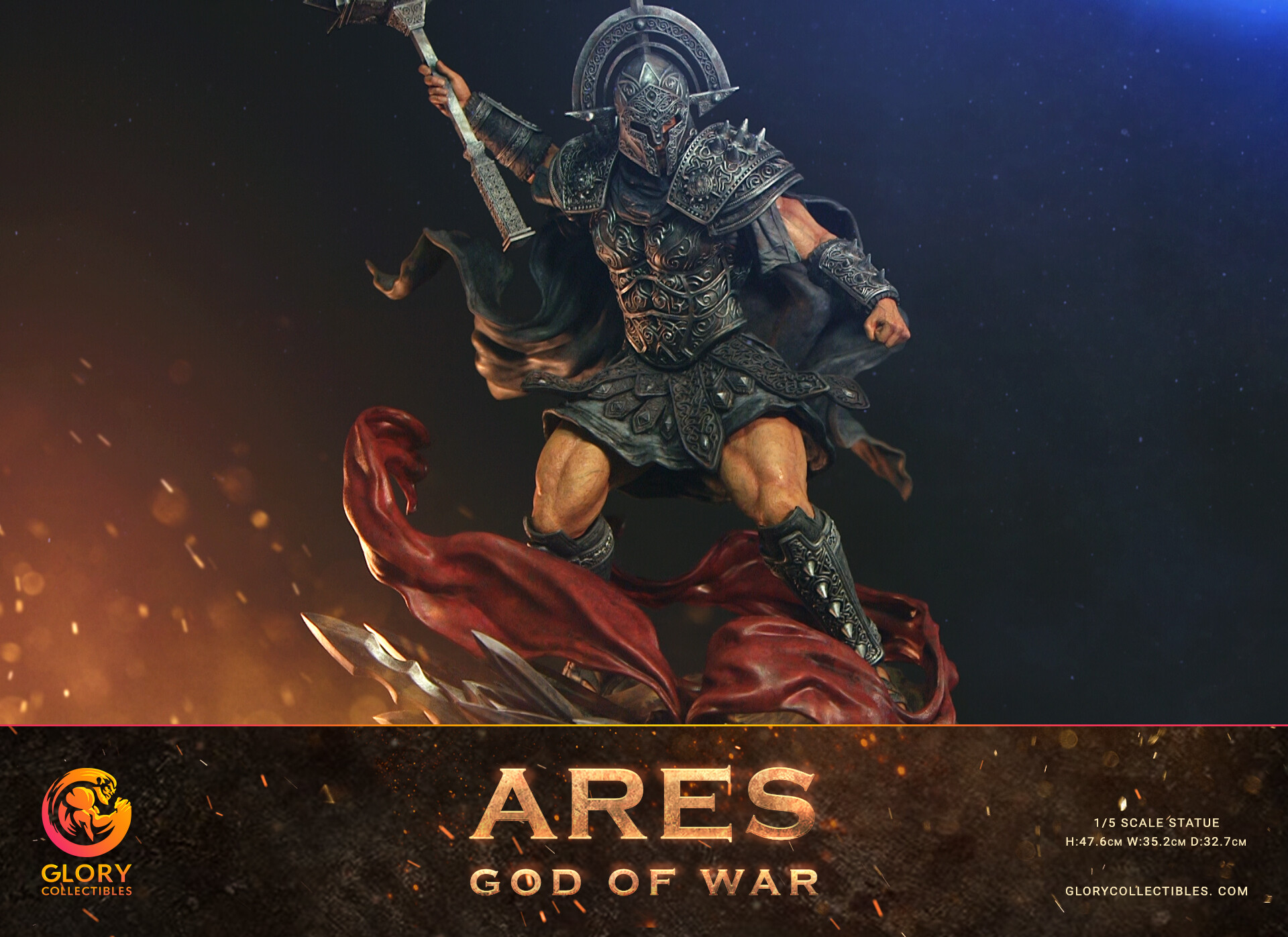 Ares Greek God Of War Statue