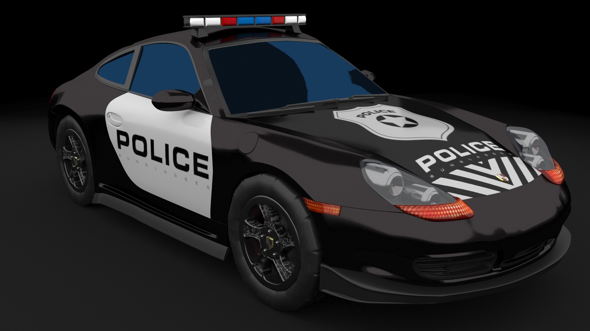 ArtStation - Porsche Police Vehicle