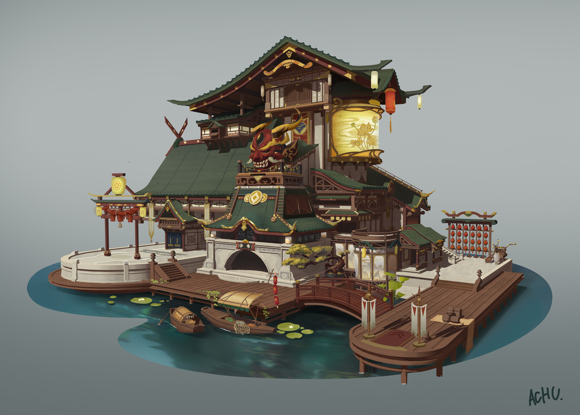 ArtStation - 商会港口