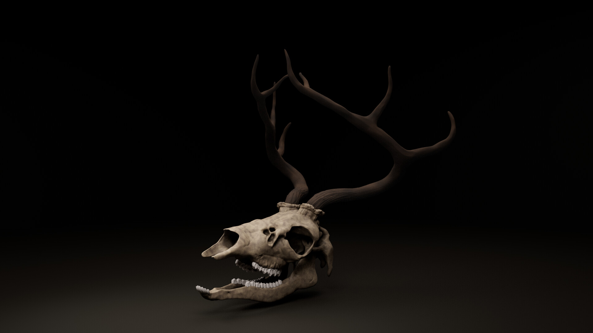 Kornelia Potoczek - Deer and Wendigo Zbrush Sculpts