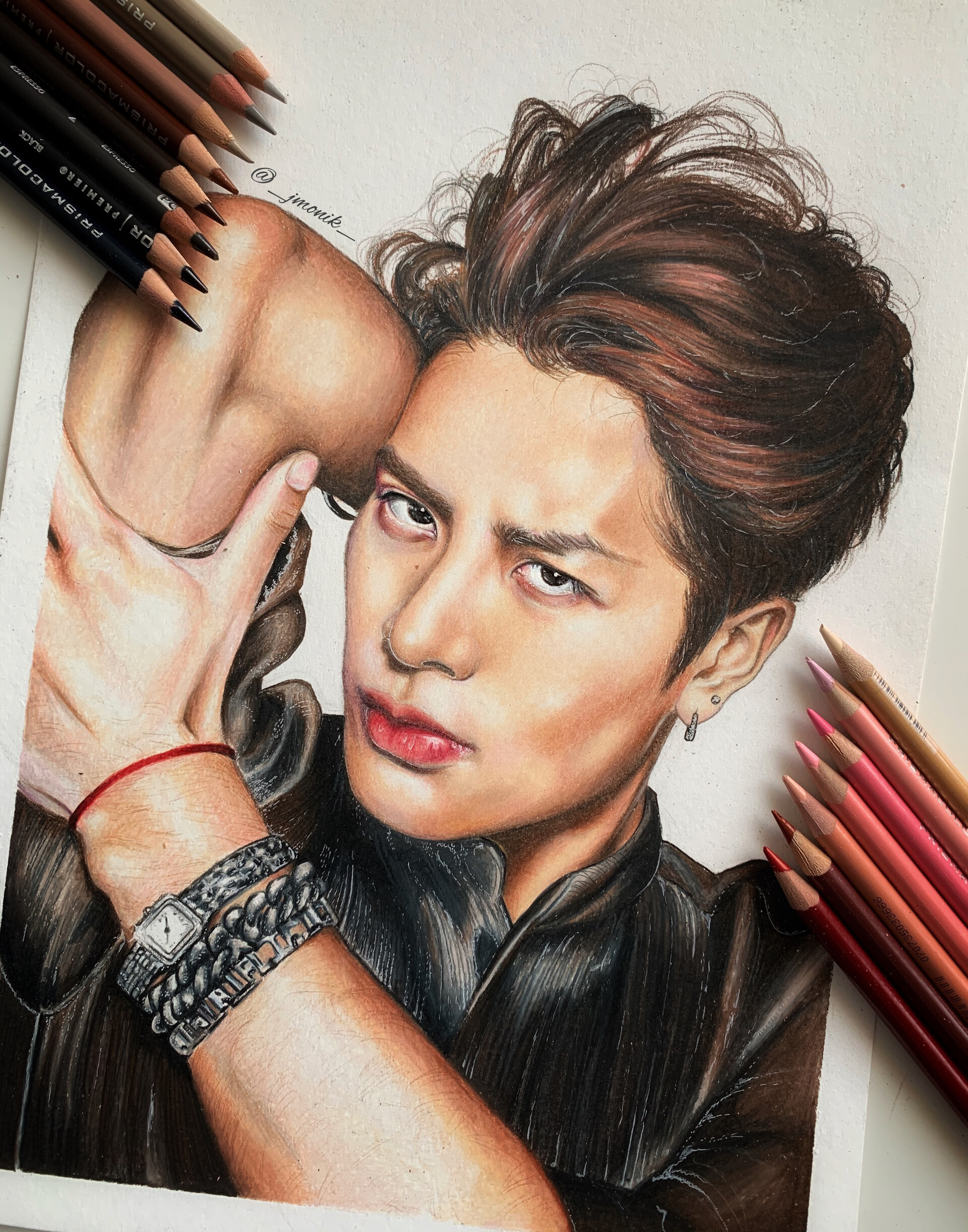 ArtStation - Jackson Wang Fanart Portrait